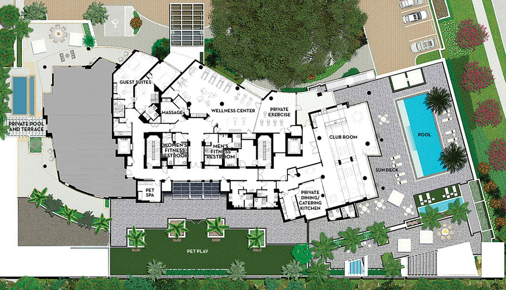 Amenities Plan | Virage Bayshore